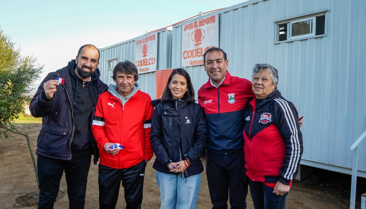 Codelco Ventanas y Club La Chocota inauguraron camarines para la ...